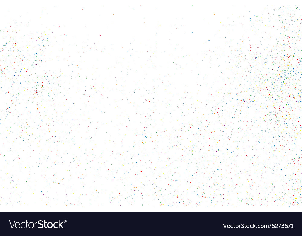 Confetti on a white rectangle Royalty Free Vector Image