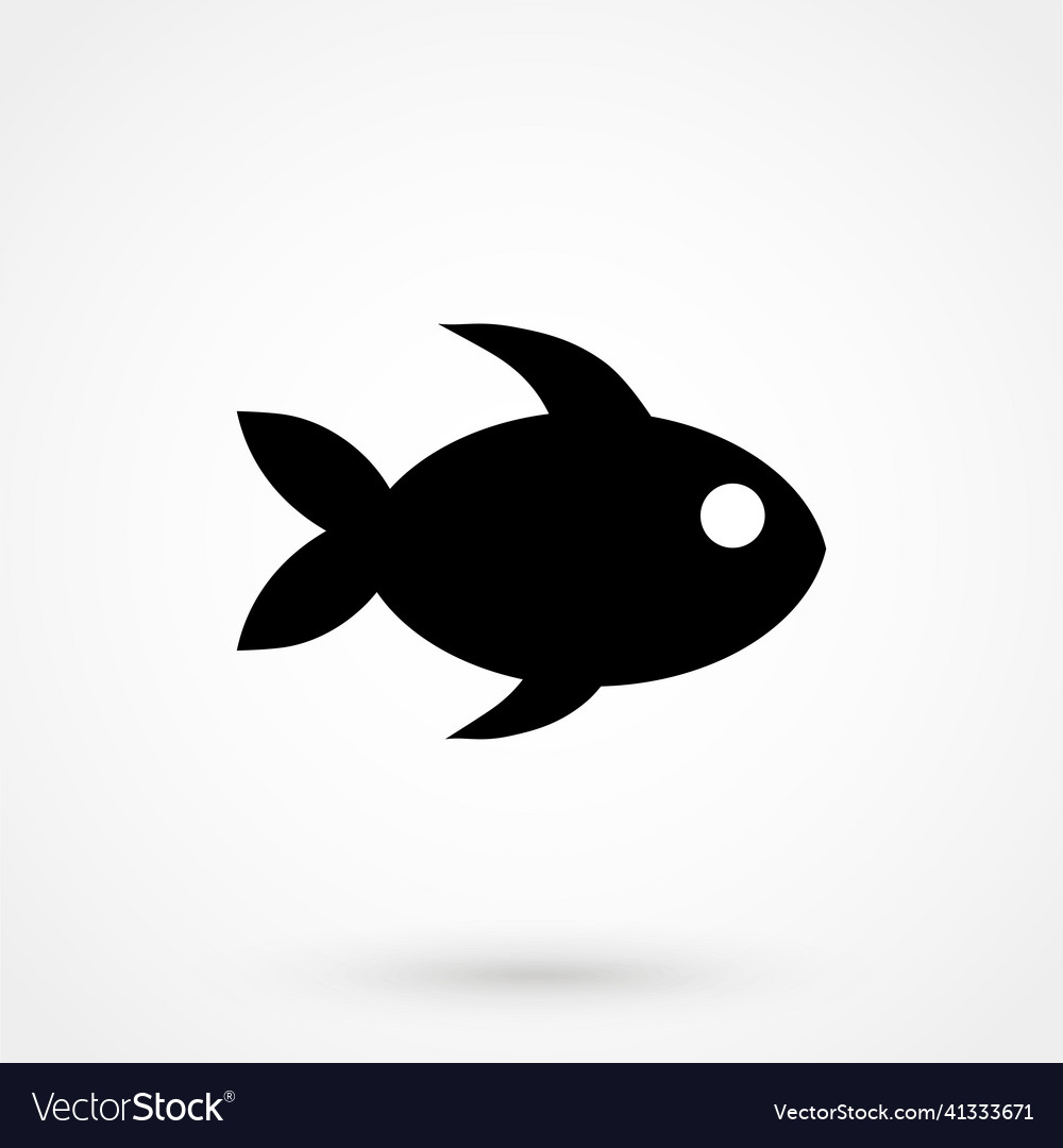 Fish icon Royalty Free Vector Image - VectorStock