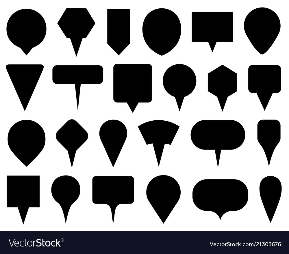 Different pointers Royalty Free Vector Image - VectorStock