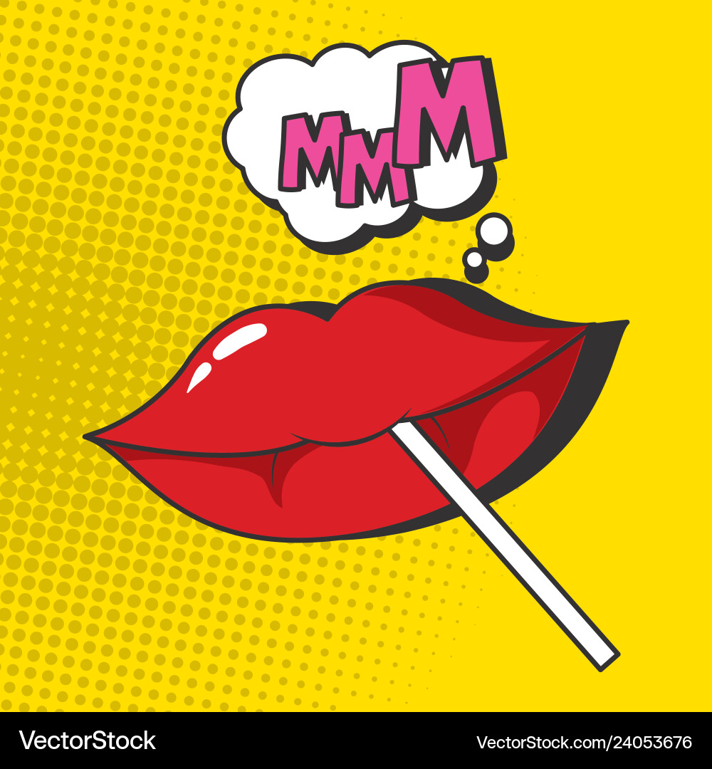 Pop art colorful cartoons Royalty Free Vector Image