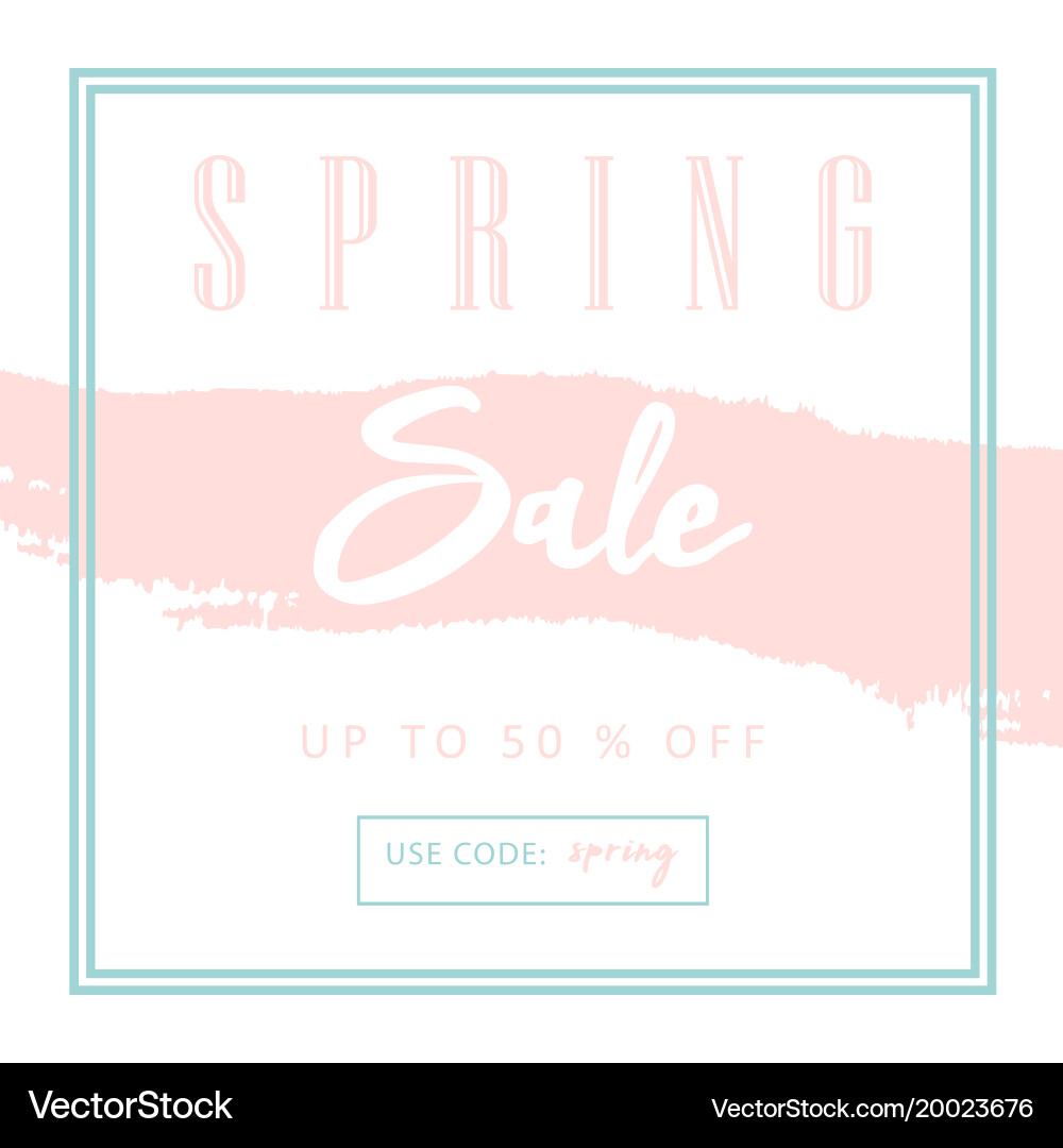 Trendy sale banner design Royalty Free Vector Image