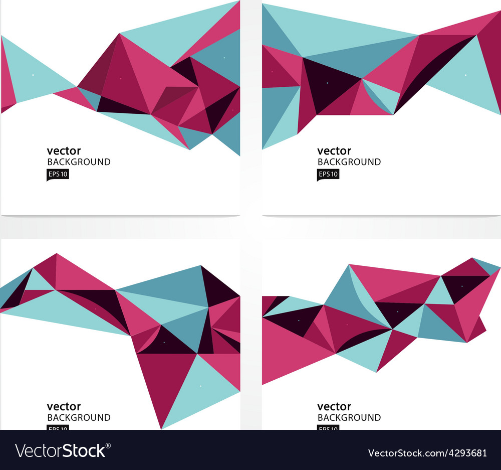 Background set Royalty Free Vector Image - VectorStock