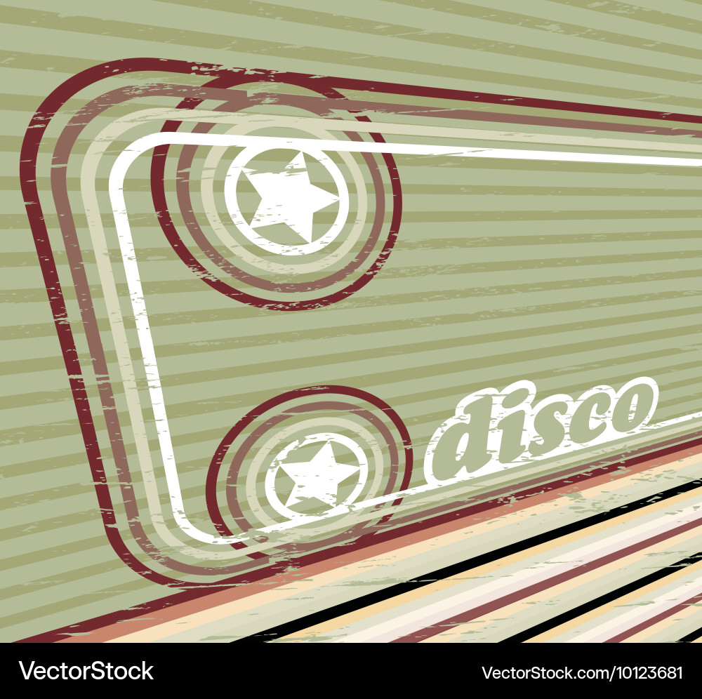 Disco background Royalty Free Vector Image - VectorStock