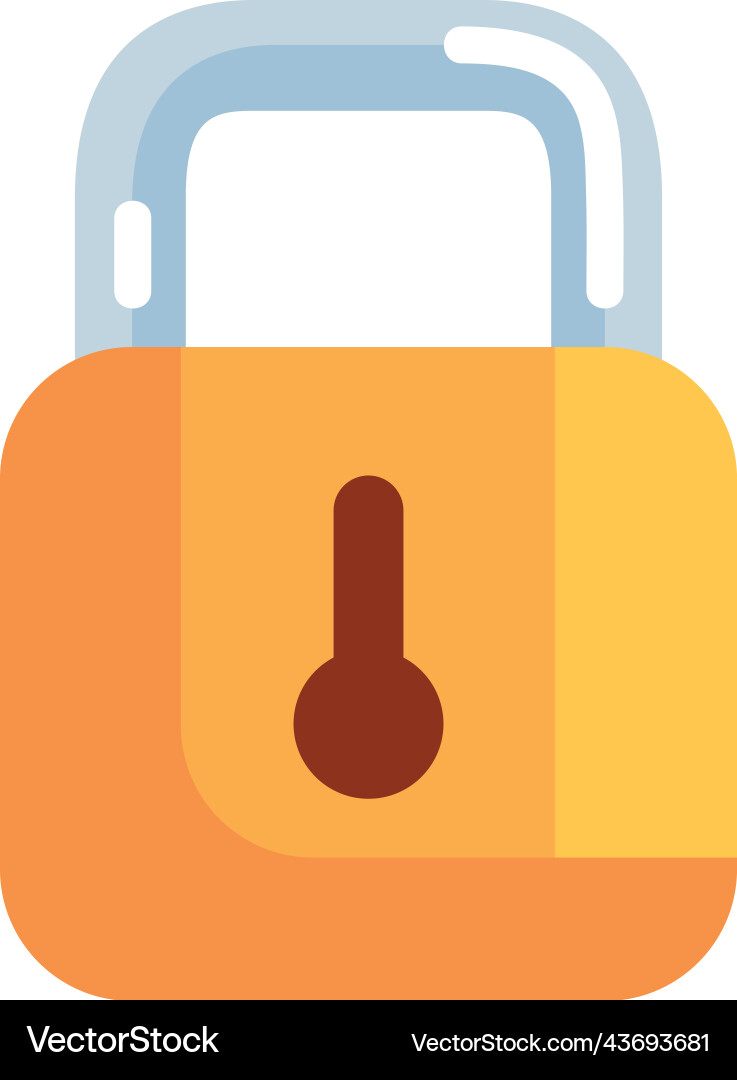 Safe secure padlock Royalty Free Vector Image - VectorStock