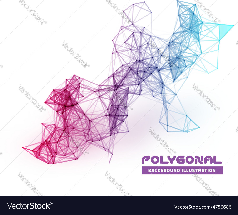 Abstract network connection background Royalty Free Vector