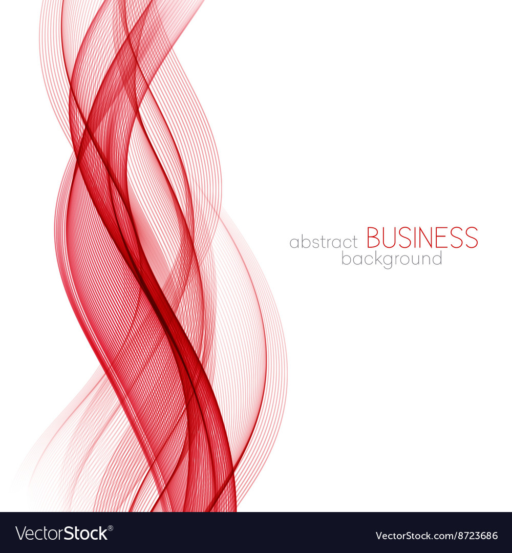 Abstract smooth wave motion Royalty Free Vector Image