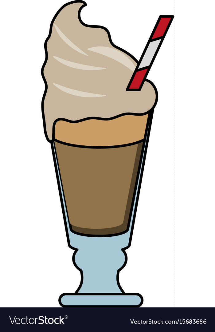 Milkshake Royalty Free Vector Image - VectorStock
