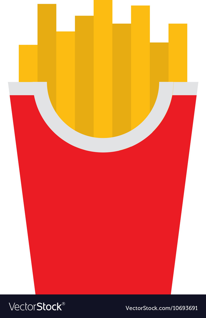 Fried potatoes Royalty Free Vector Image - VectorStock