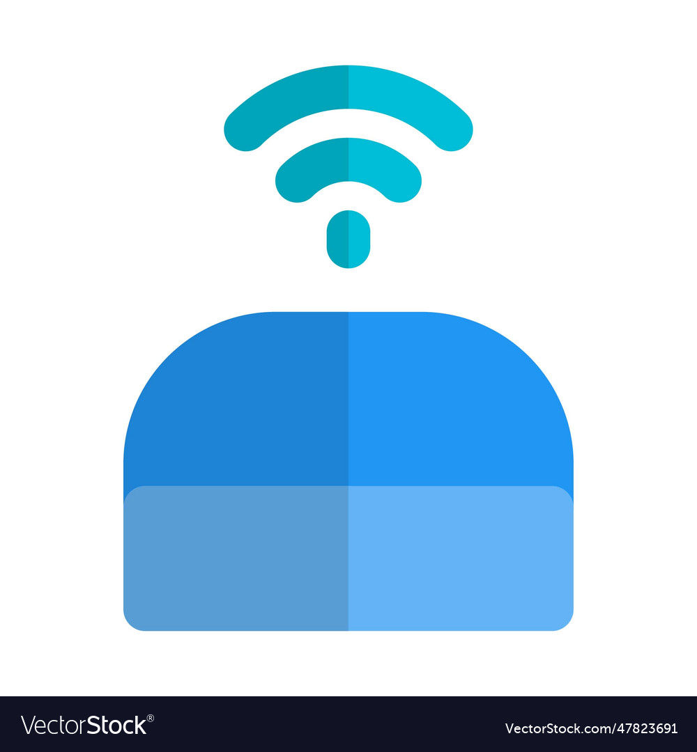 Portable Internet Connected Voice Recognition Vector Image