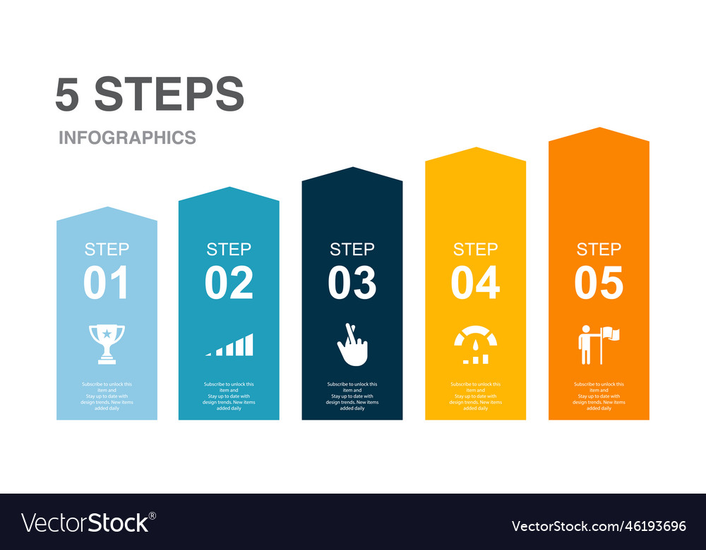 Achievement progress luck performance Royalty Free Vector