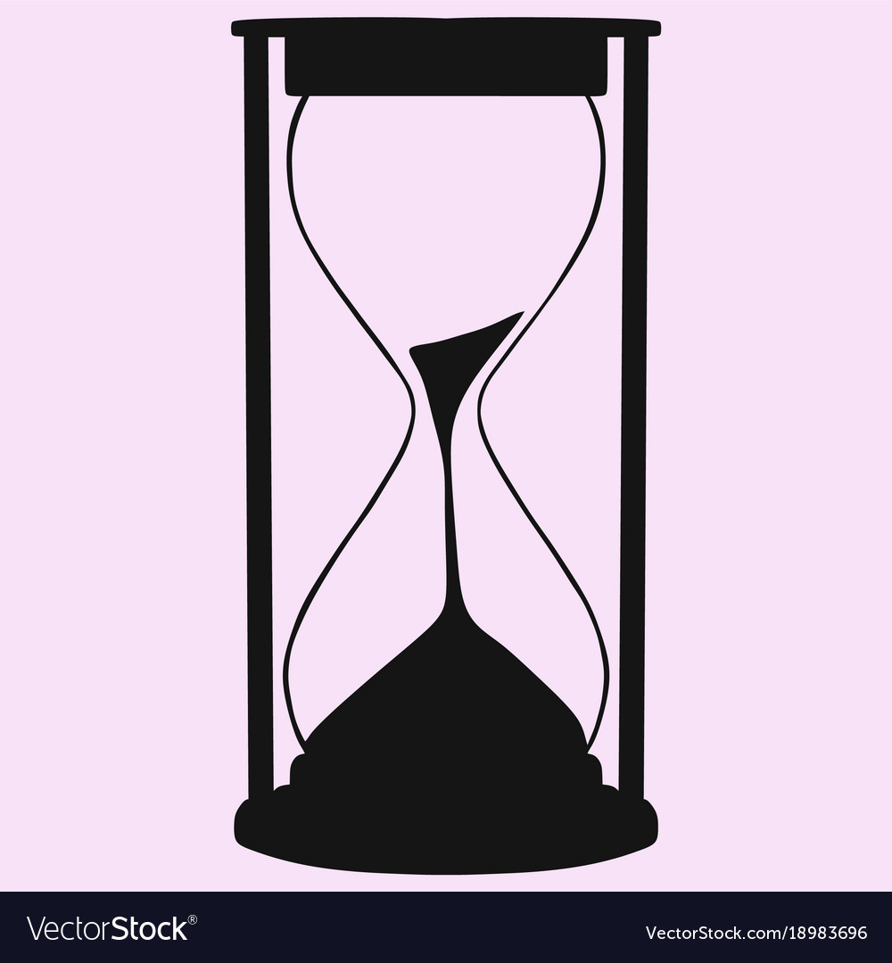 Hourglass Royalty Free Vector Image - VectorStock