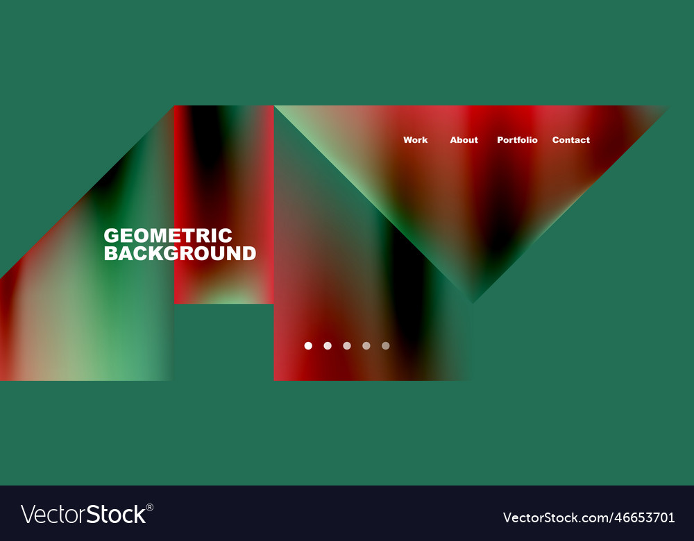 Dynamic lines triangles rectangles geometric Vector Image