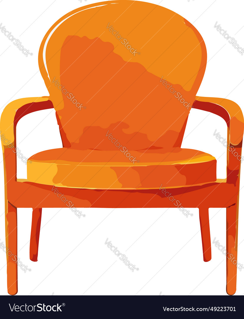 Simple chair format Royalty Free Vector Image - VectorStock