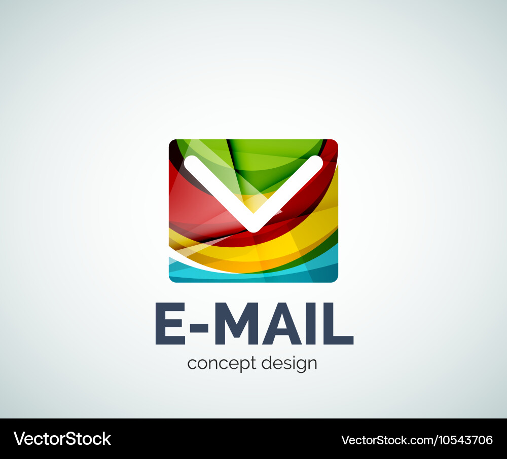 E-mail logo business branding icon Royalty Free Vector Image