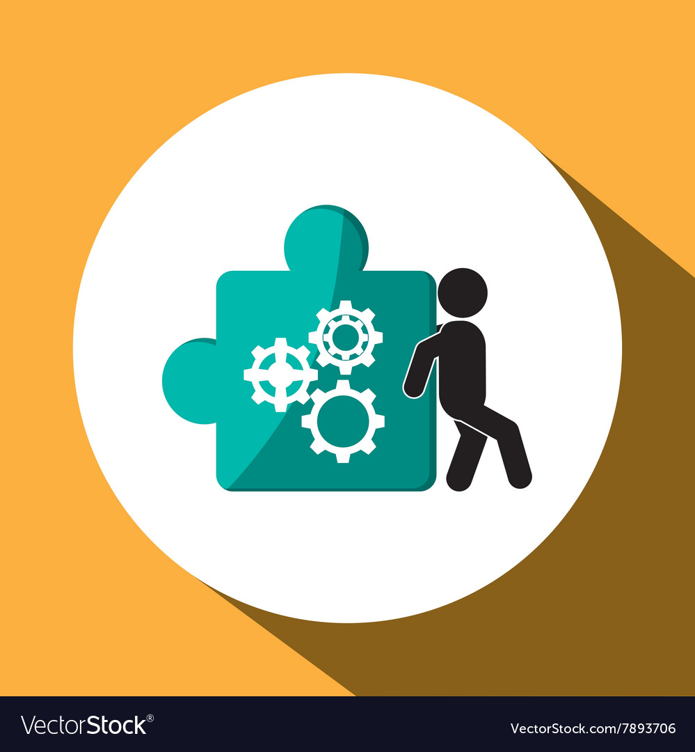 Teamwork icon design Royalty Free Vector Image