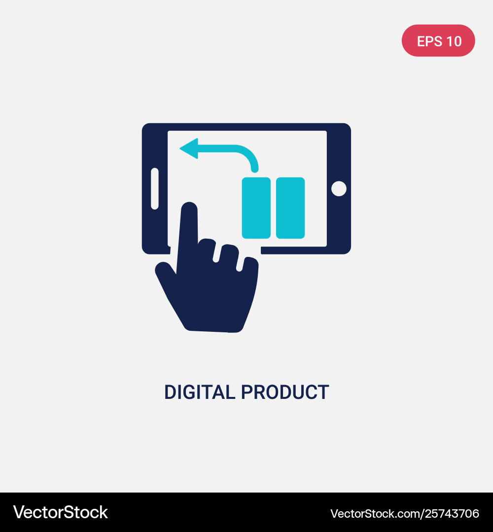 Two color digital product icon from general-1 Vector Image
