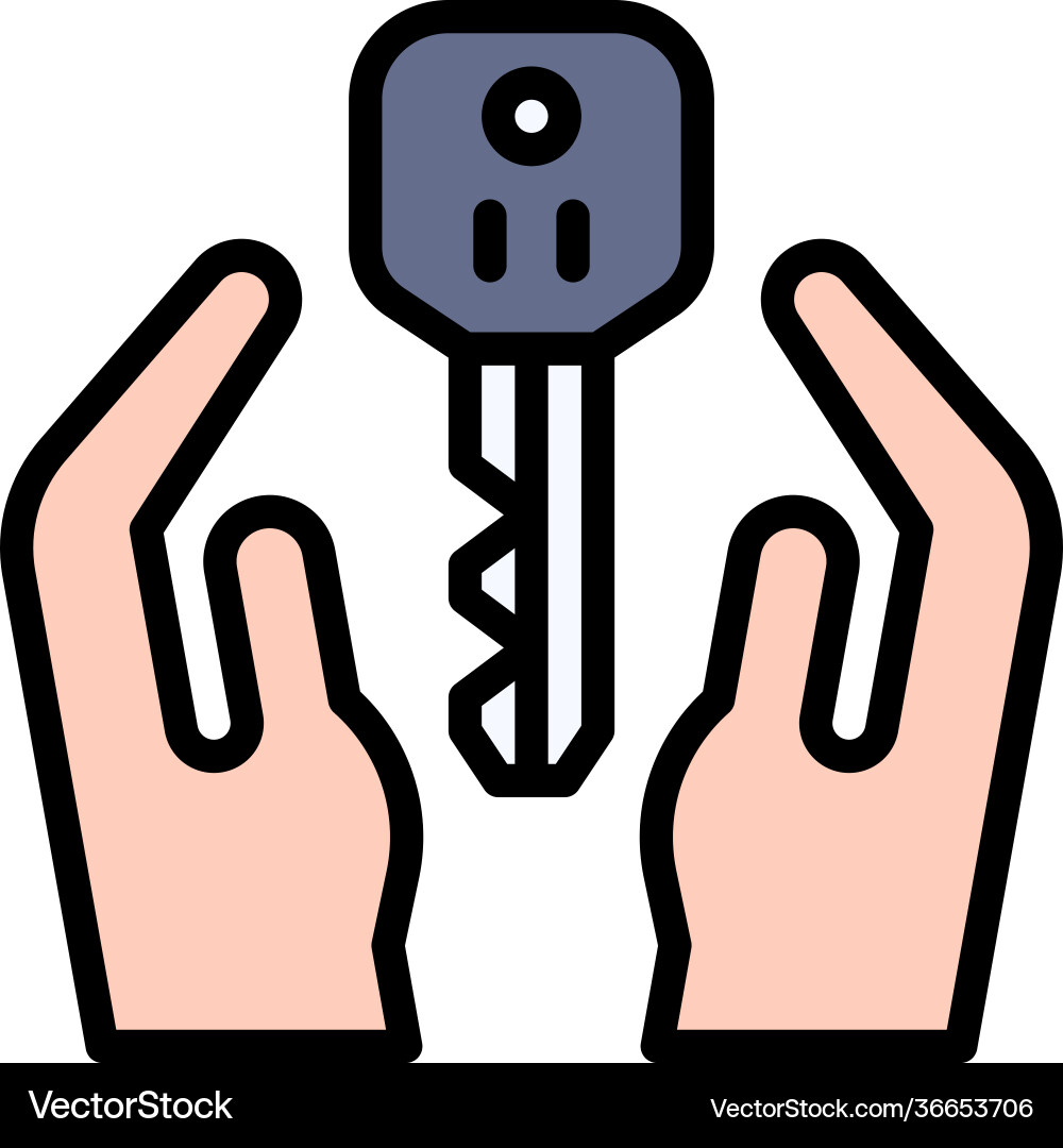 Valet parking icon parking lot related Royalty Free Vector