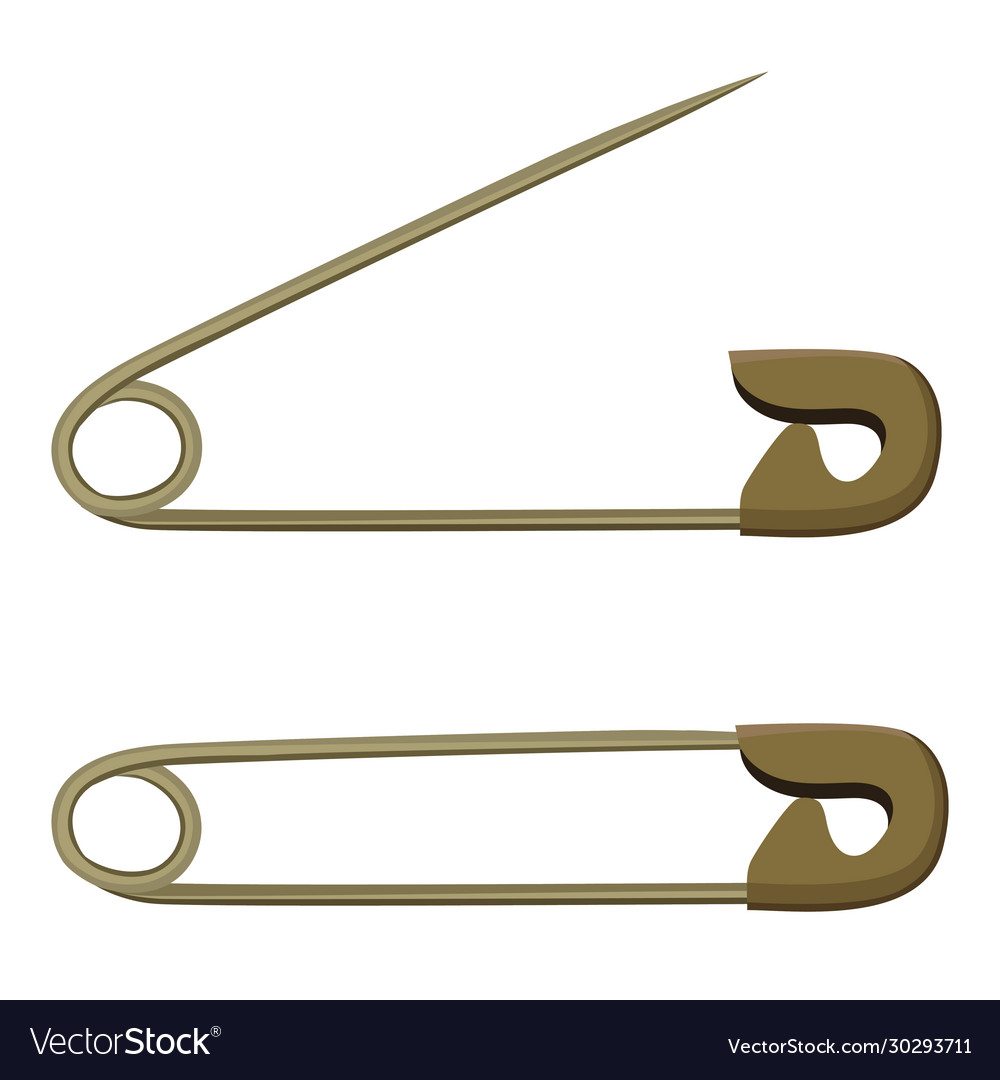 A pin design Royalty Free Vector Image - VectorStock