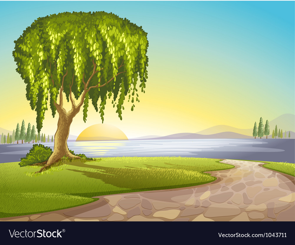 Landscape Royalty Free Vector Image - VectorStock