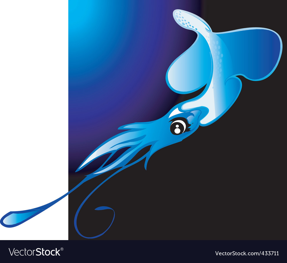 Squid Royalty Free Vector Image - VectorStock