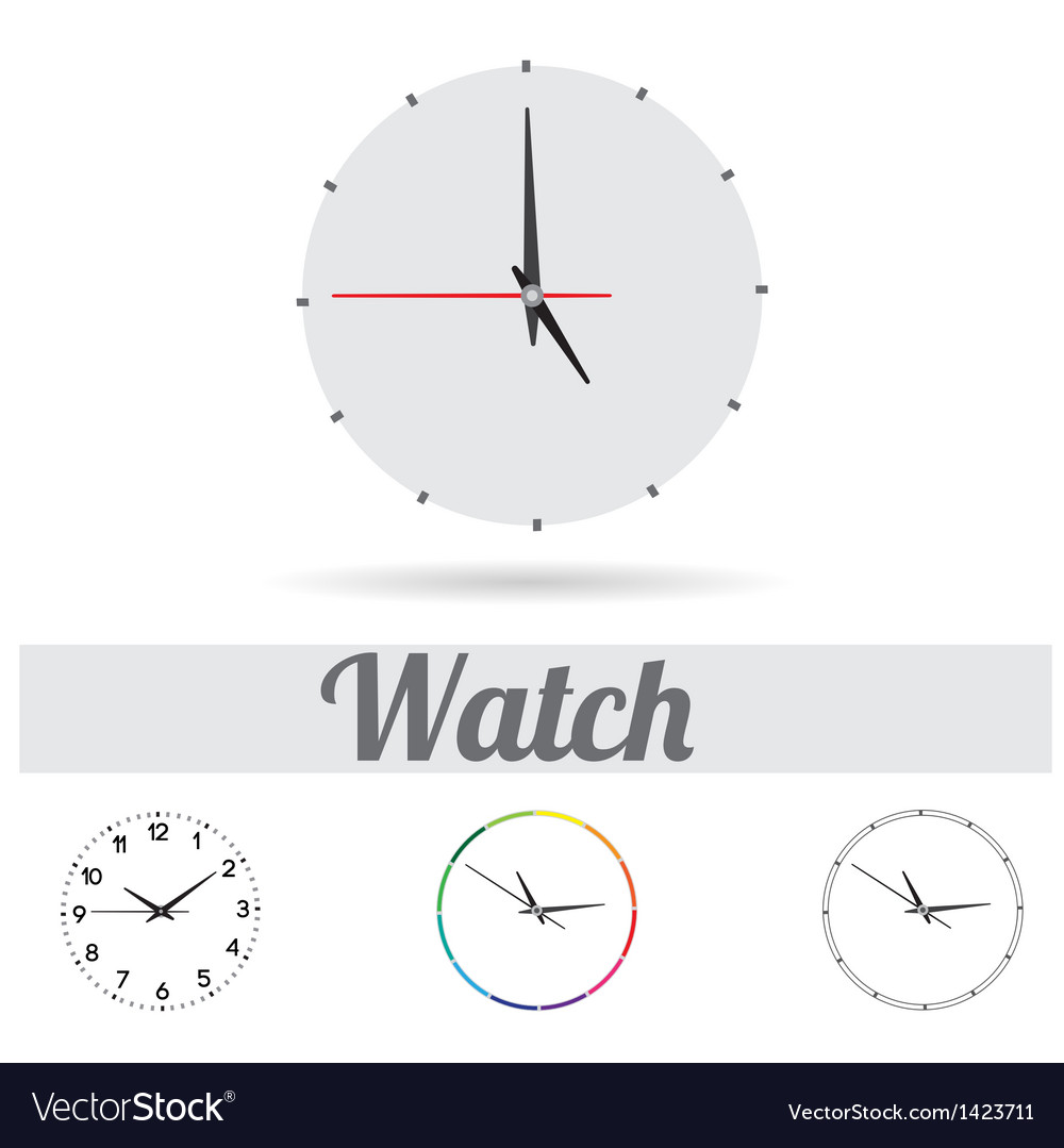 Watch Royalty Free Vector Image - VectorStock