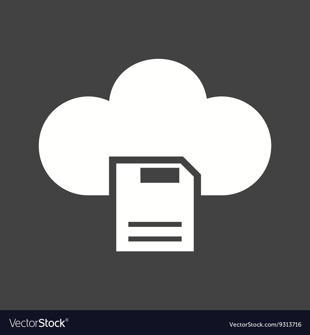 Cloud storage Royalty Free Vector Image - VectorStock