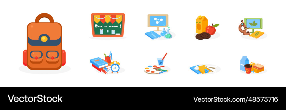 Educational and school subject supply element Vector Image