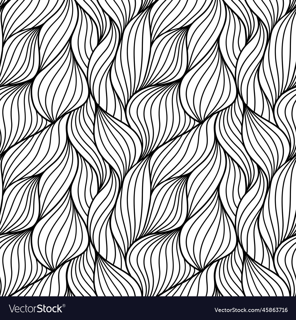 Seamless abstract wave pattern Royalty Free Vector Image