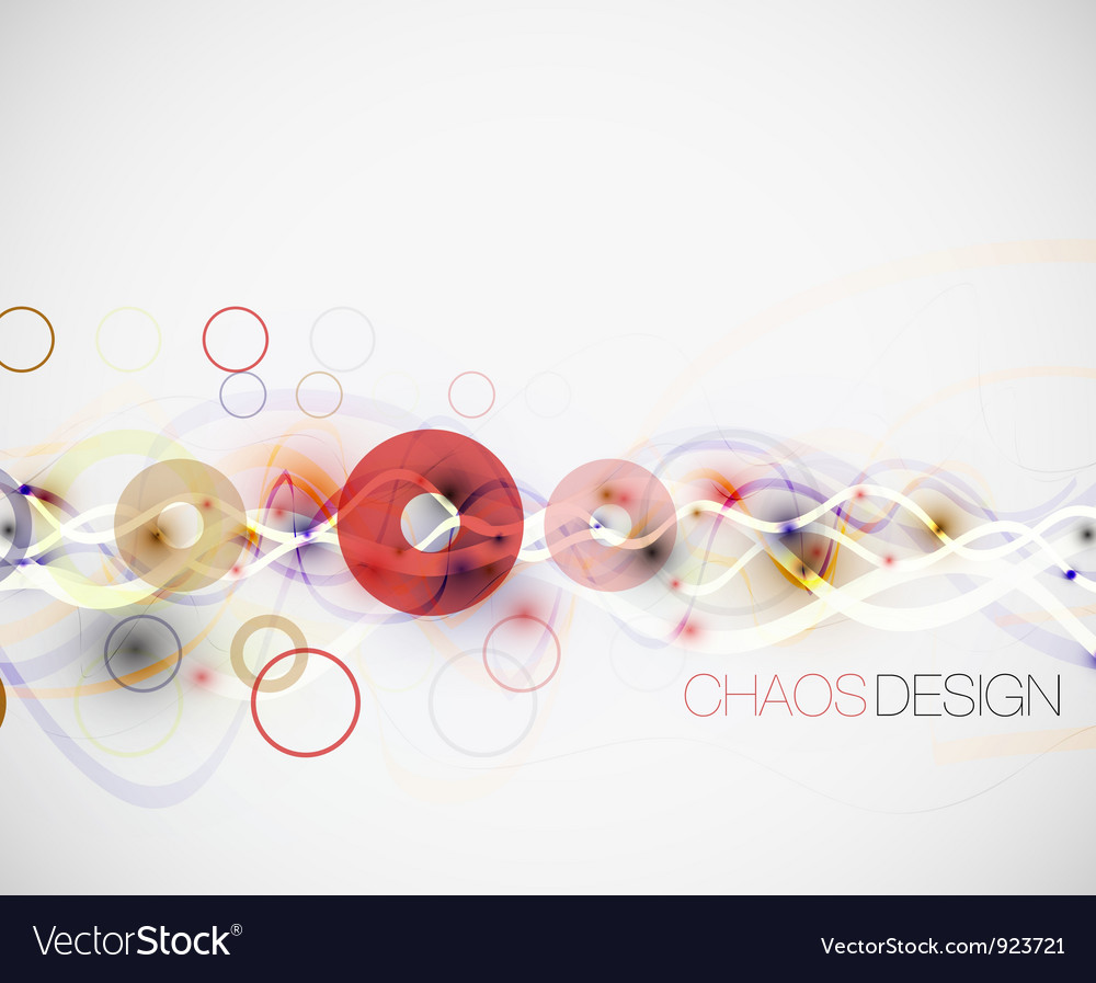 Abstract chaos lines background Royalty Free Vector Image