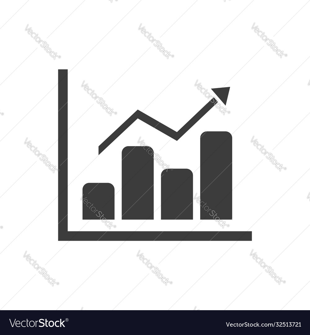 Bar chart icon Royalty Free Vector Image - VectorStock