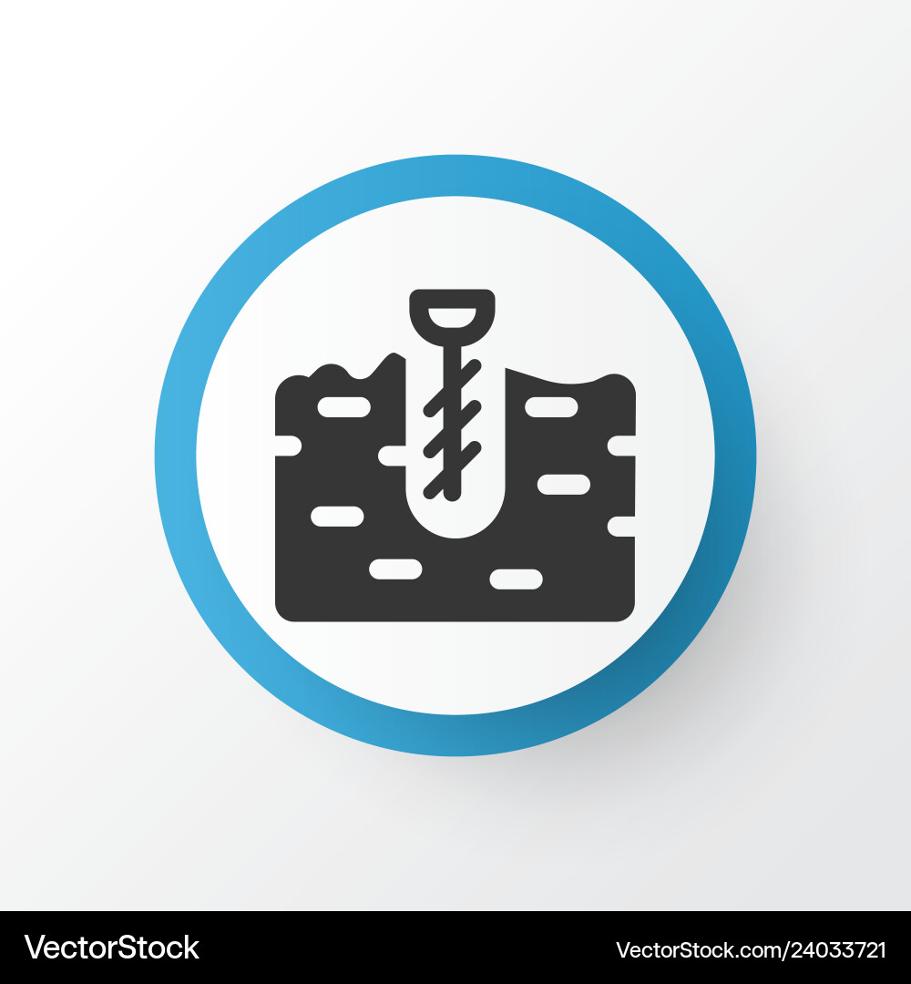 Boer icon symbol premium quality isolated auger Vector Image