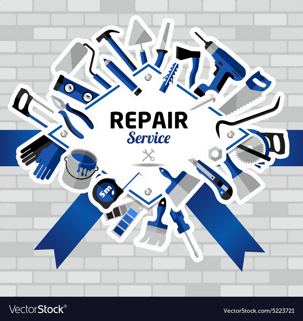 Buildings tools icons set Royalty Free Vector Image