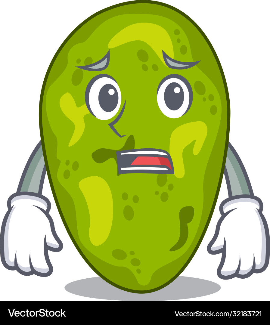 Cartoon design style cyanobacteria showing Vector Image