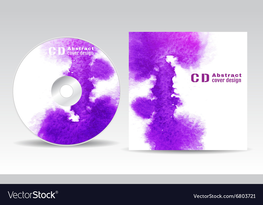 Cd cover design Royalty Free Vector Image - VectorStock