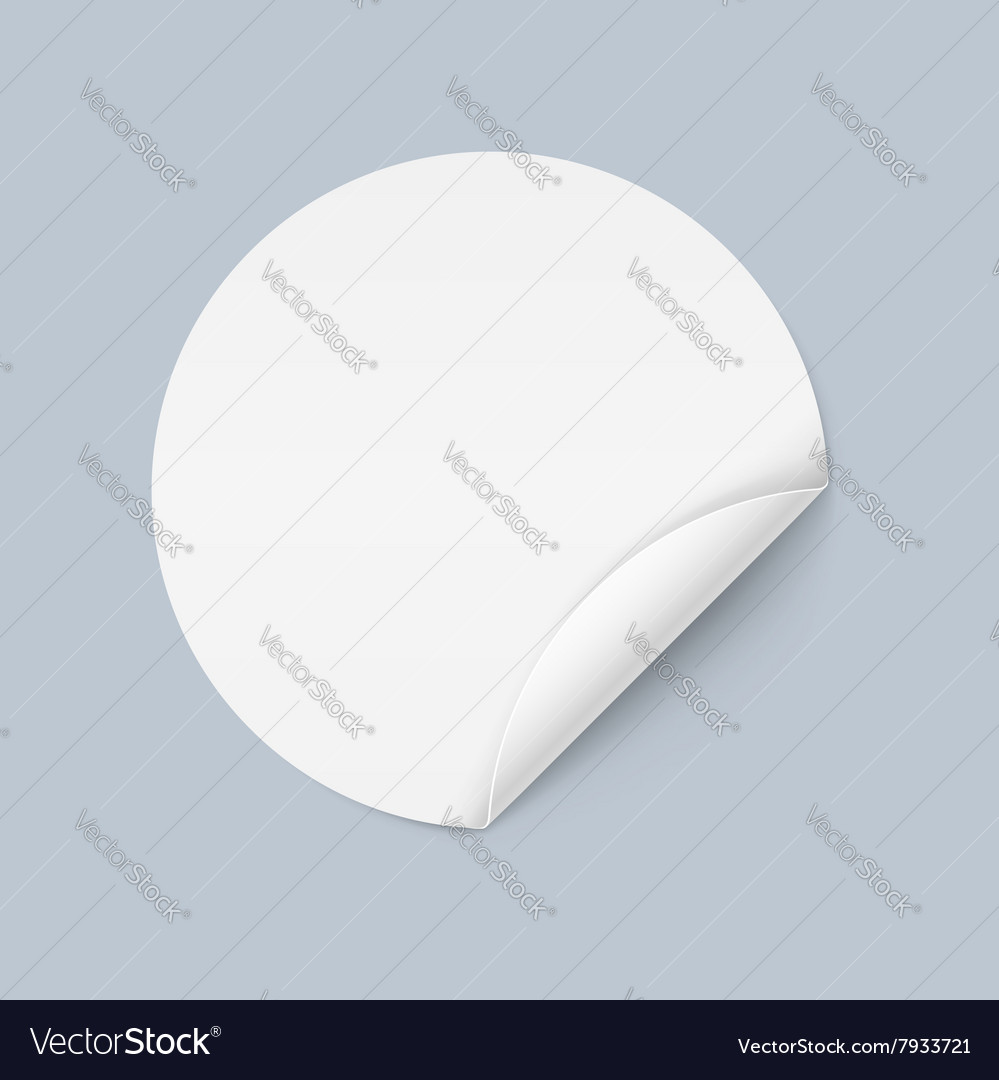 Paper sticker Royalty Free Vector Image - VectorStock