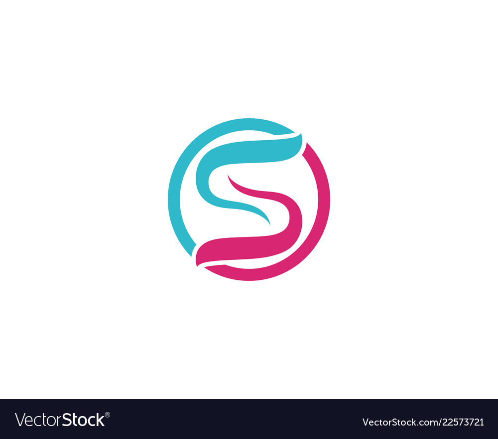 S logo template Royalty Free Vector Image - VectorStock