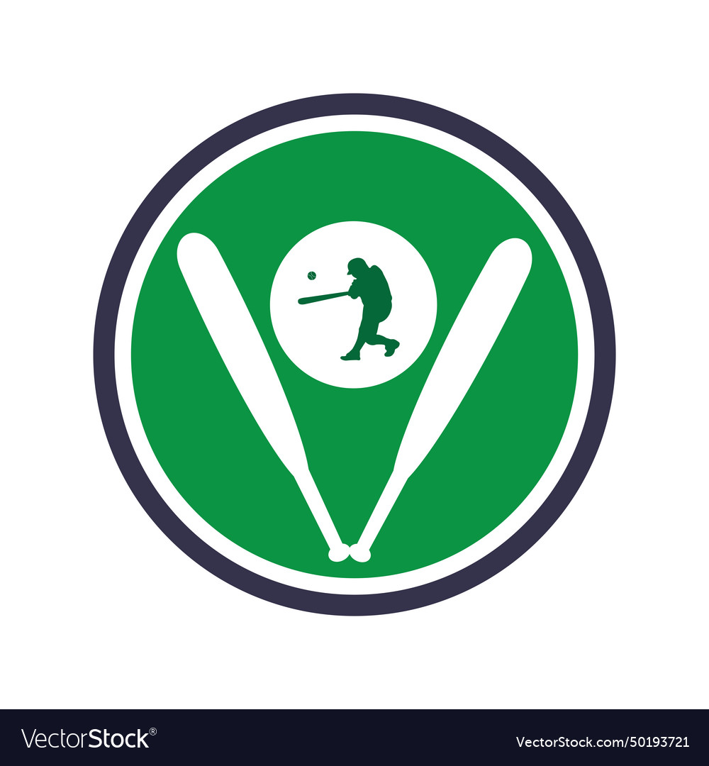 Softball icon Royalty Free Vector Image - VectorStock