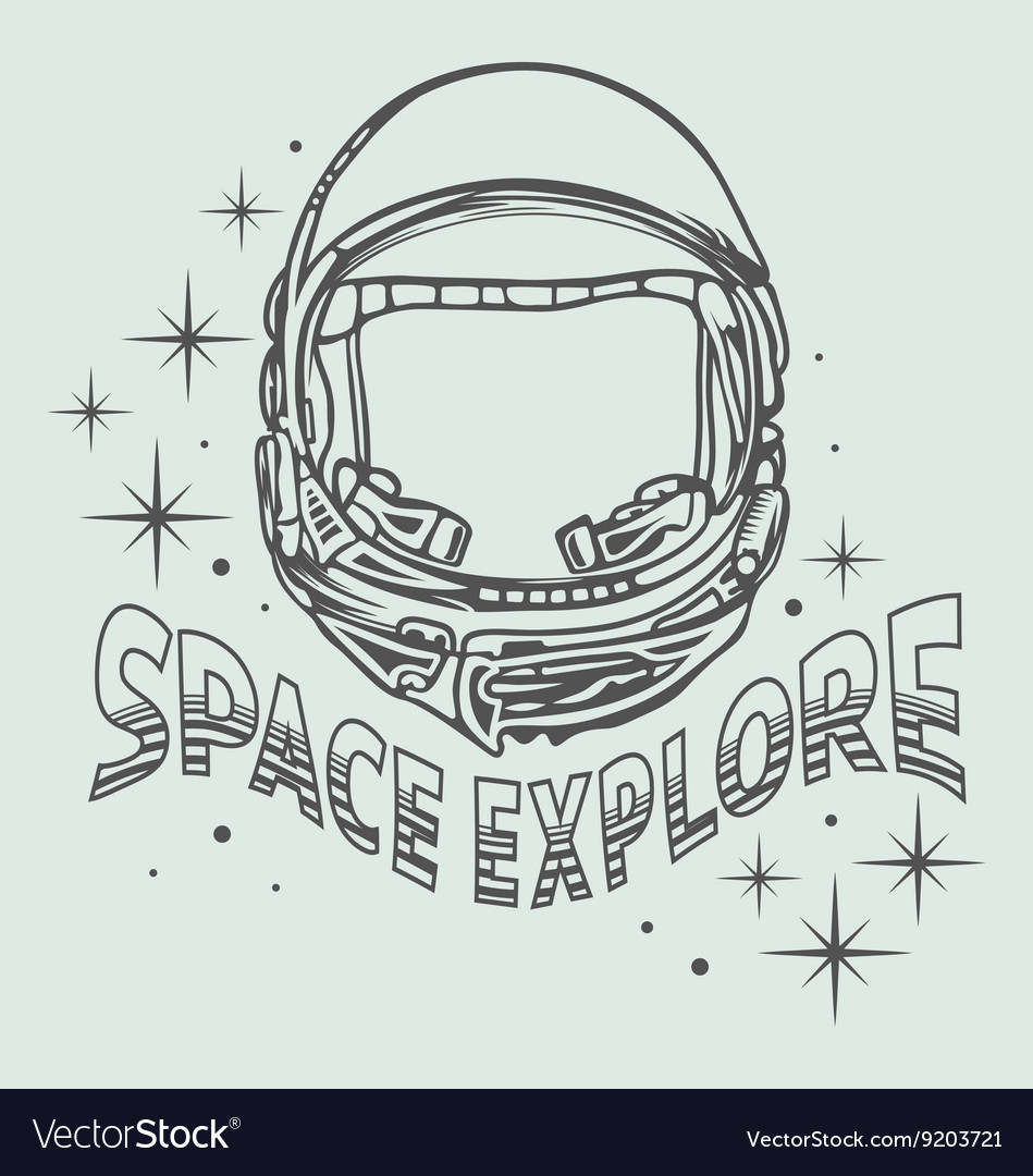 Space explore Royalty Free Vector Image - VectorStock