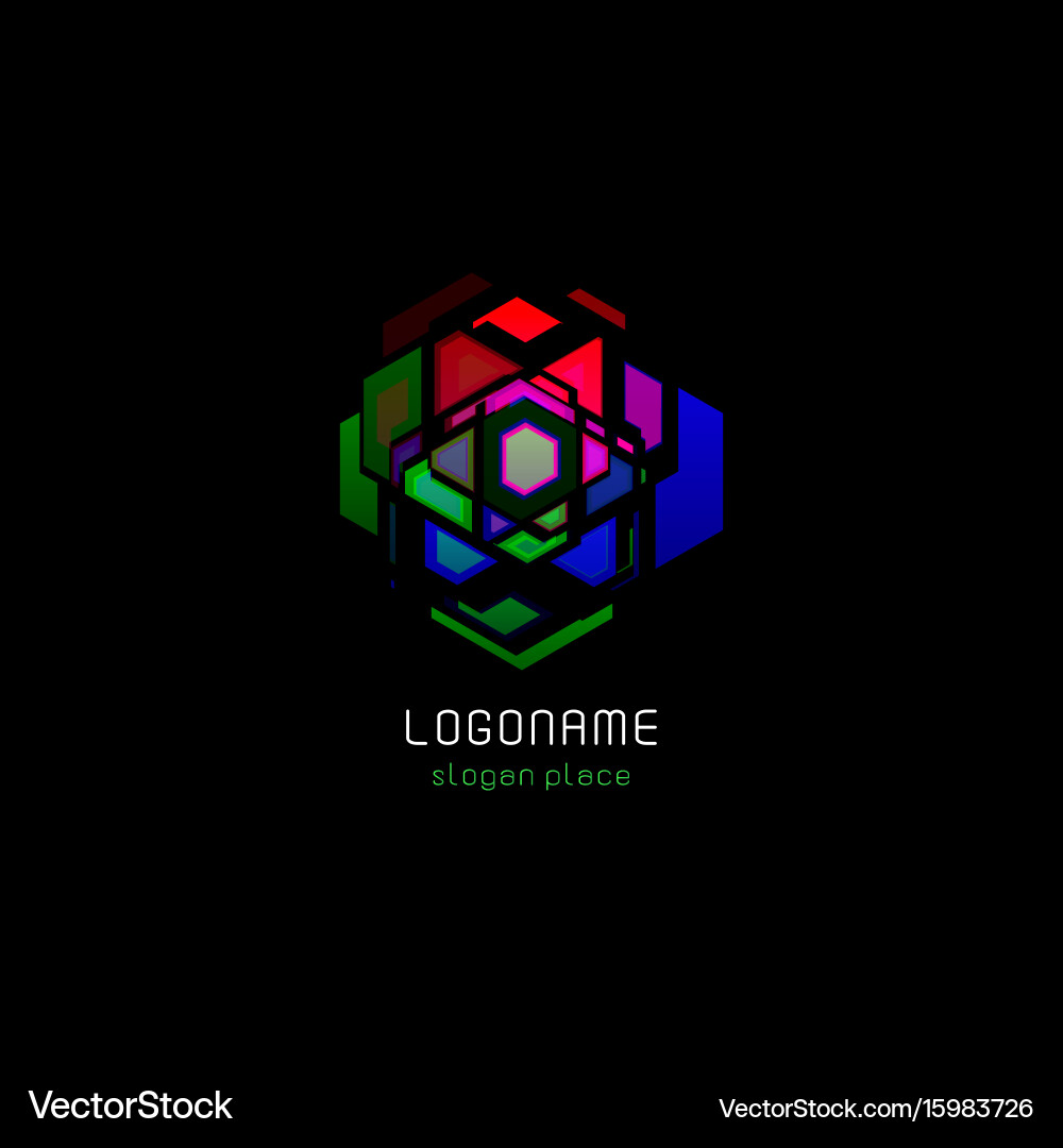 Futuristic Logo Vector