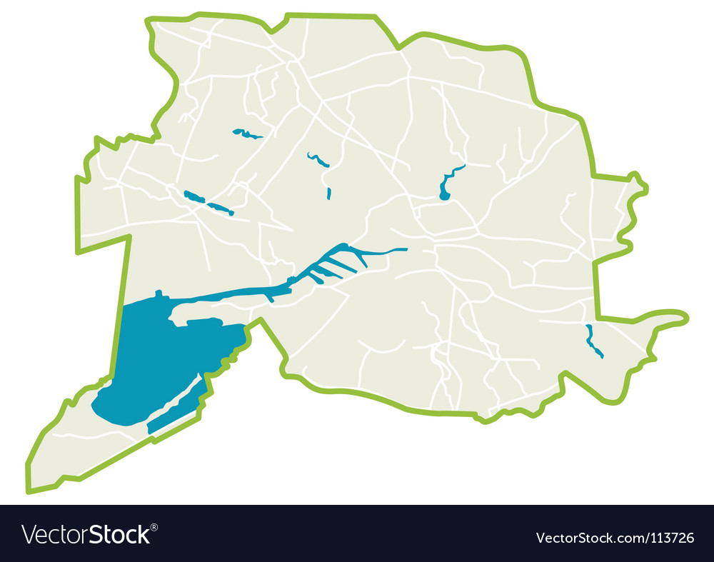 Map Royalty Free Vector Image - VectorStock