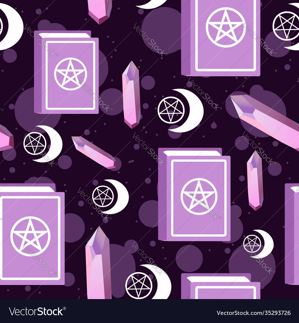 Occult seamless pattern Royalty Free Vector Image
