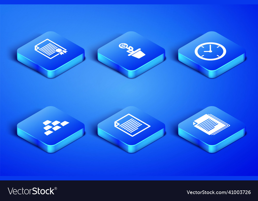 Set document certificate template gold bars Vector Image