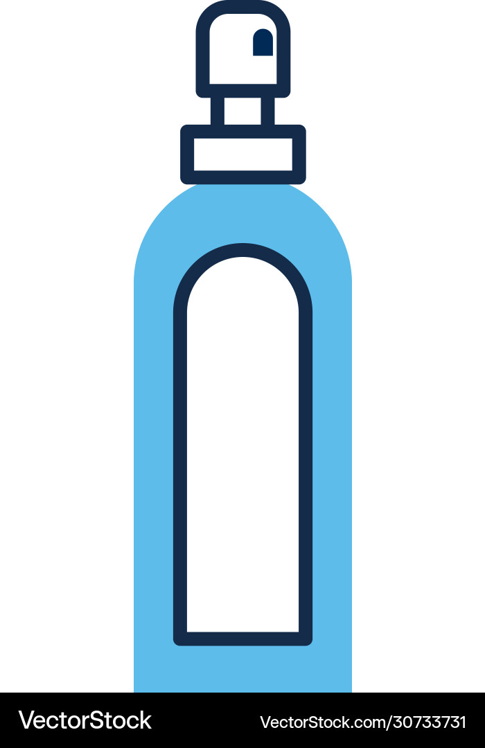 Disinfectant spray bottle product flat style Vector Image