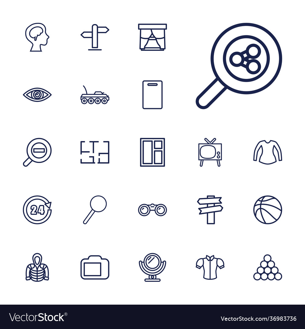 22 view icons Royalty Free Vector Image - VectorStock