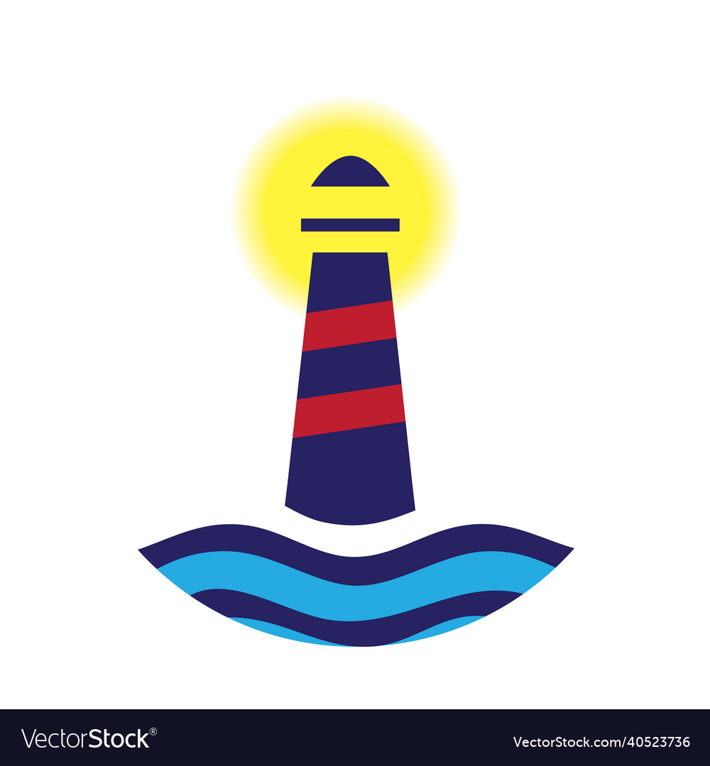 Lighthouse design Royalty Free Vector Image - VectorStock