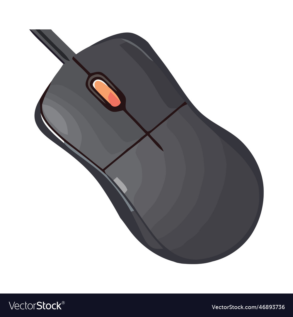 Modern computer mouse gadget tech Royalty Free Vector Image
