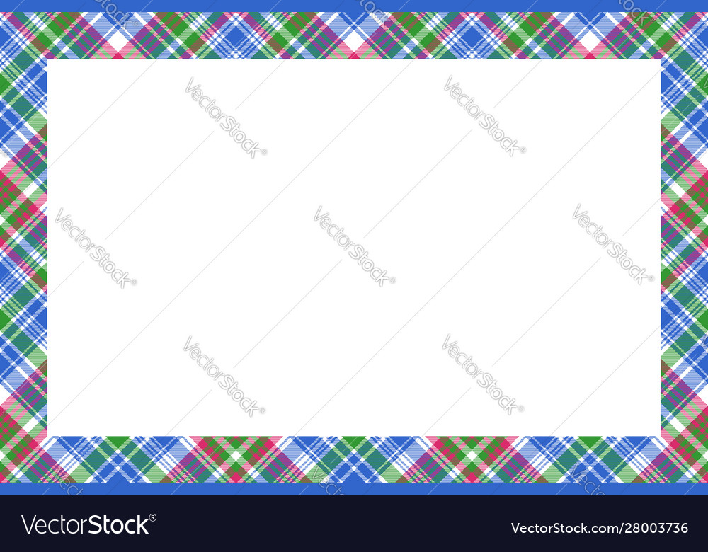 Rectangle borders and frames border pattern Vector Image