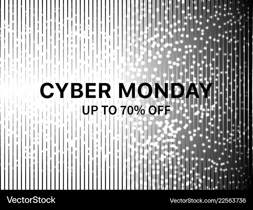 Sale shining banner black friday lable Royalty Free Vector