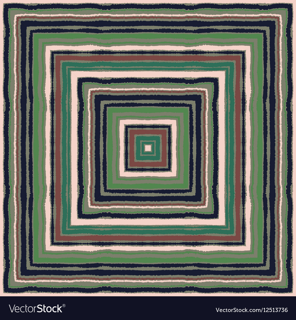 Striped rectangle pattern square lines with torn Vector Image