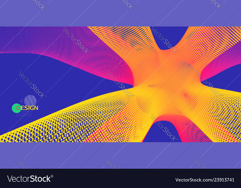 3d molecule molecular structure abstract Vector Image